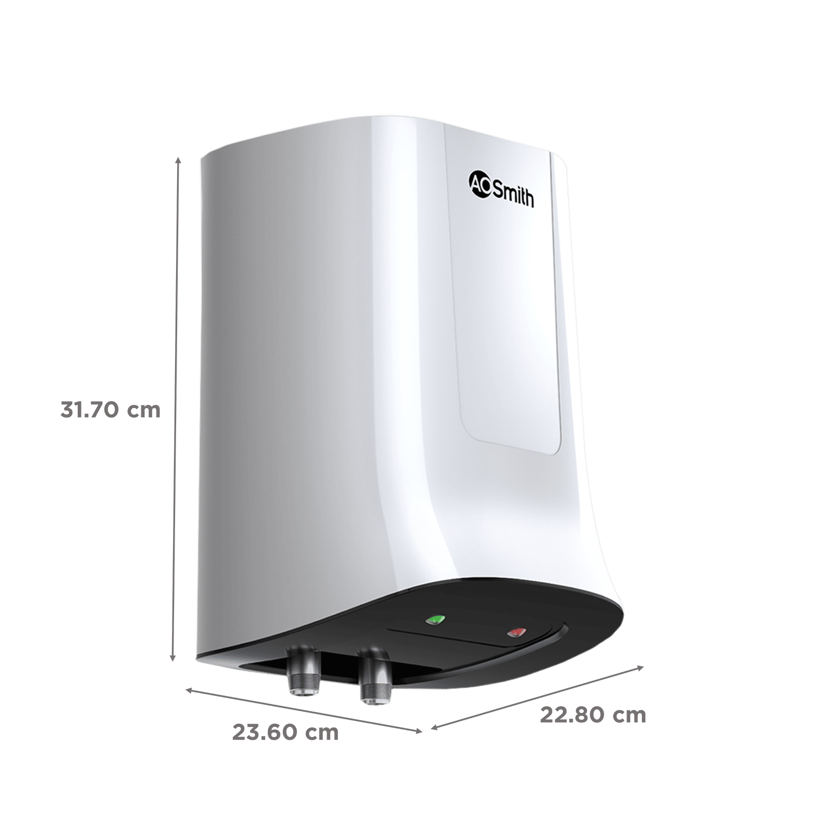 Buy AO Smith MiniBot 3 Litre 5 Star Vertical Instant Geyser with Cutting Edge Technology (White ...